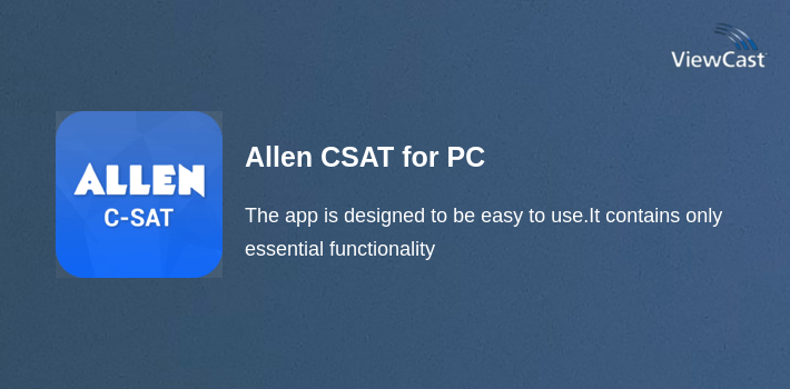 Download Allen CSAT for PC / Windows / Computer