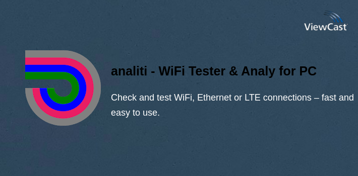 Download analiti - WiFi Tester & Analyzer for PC / Windows / Computer