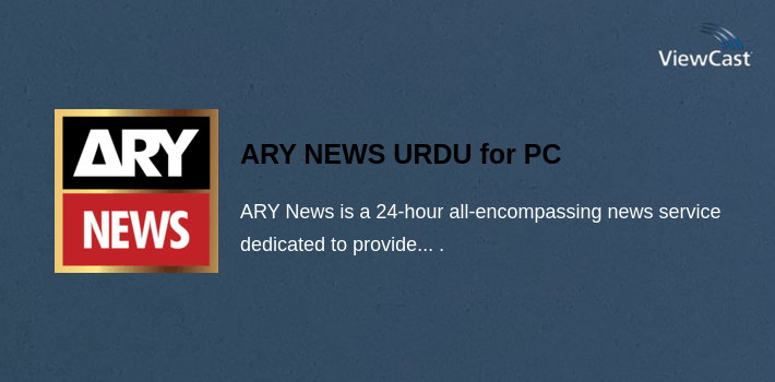 Download ARY NEWS URDU for PC / Windows / Computer