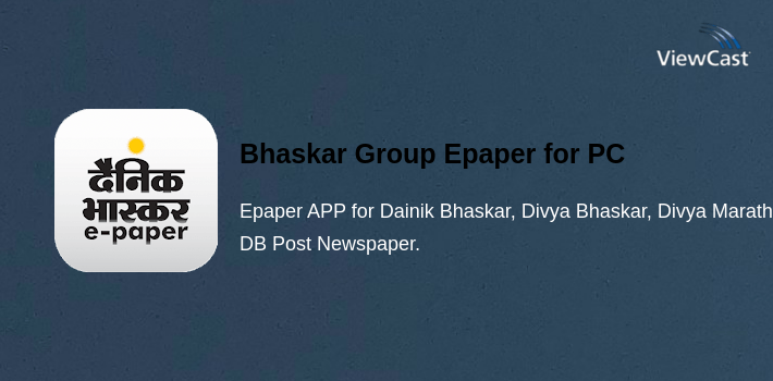 Download Bhaskar Group Epaper for PC / Windows / Computer