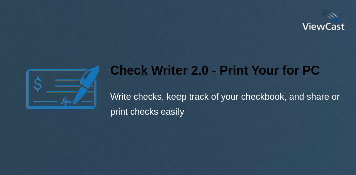 Download Check Writer 2.0 - Print Your Checks at Home for PC / Windows ...