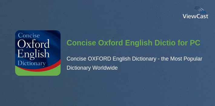Download Concise Oxford English Dictionary for PC / Windows / Computer