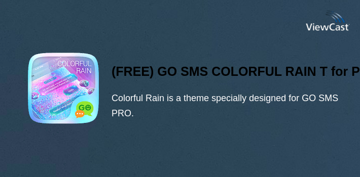 Download (FREE) GO SMS COLORFUL RAIN THEME for PC / Windows / Computer