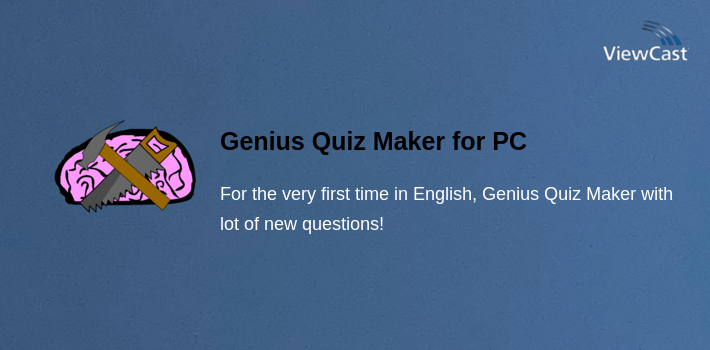 Download Genius Quiz Maker for PC / Windows / Computer