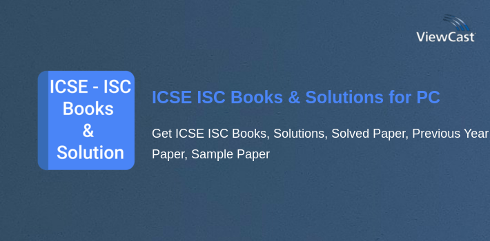 Download ICSE ISC Books & Solutions for PC / Windows / Computer