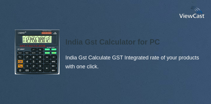 Download India Gst Calculator for PC / Windows / Computer