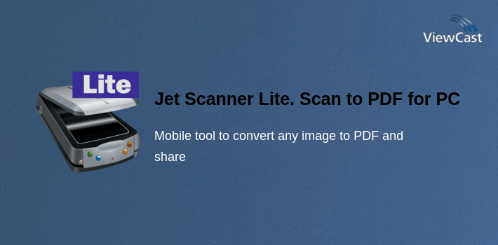 Download Jet Scanner Lite. Scan to PDF for PC / Windows / Computer