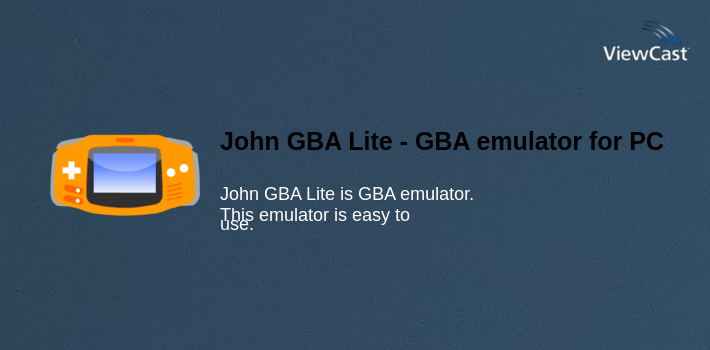 Download John GBA Lite - GBA emulator for PC / Windows / Computer