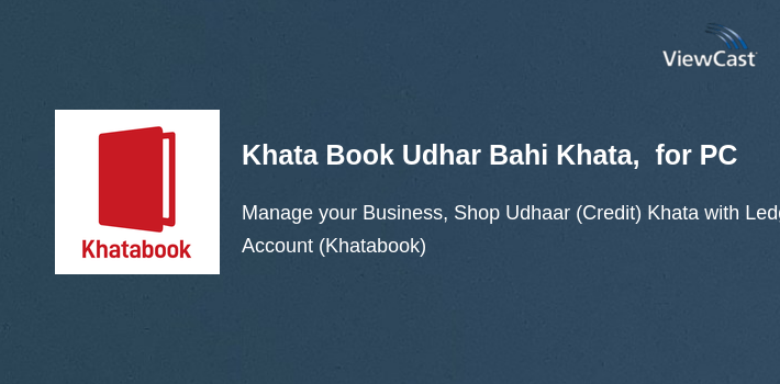 Download Khata Book Udhar Bahi Khata, Credit Ledger Account for PC / Windows / Computer