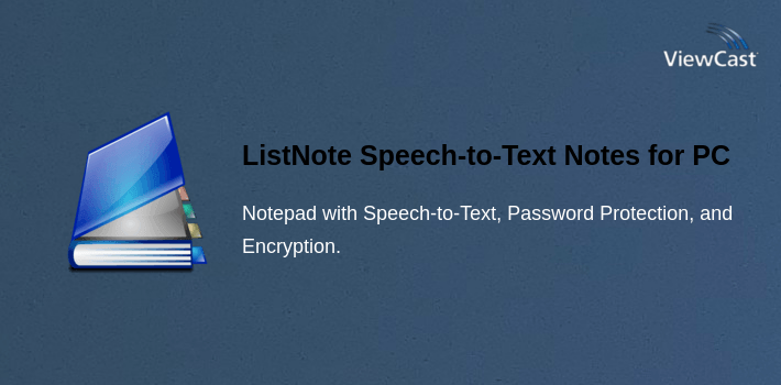 Download ListNote Speech-to-Text Notes for PC / Windows / Computer