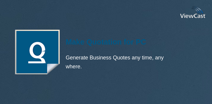 Download Make Quotation for PC / Windows / Computer