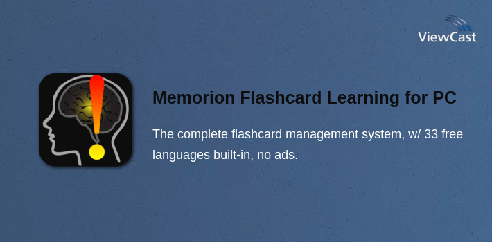 Download Memorion Flashcard Learning for PC / Windows / Computer