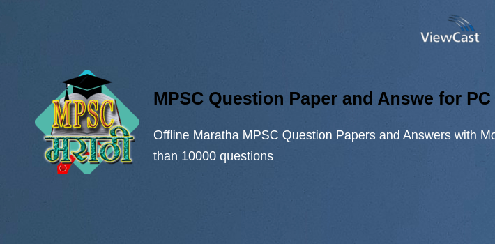 Download MPSC Question Paper and Answer (Offline App) for PC / Windows / Computer