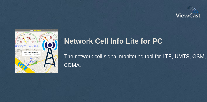 Download Network Cell Info Lite for PC / Windows / Computer