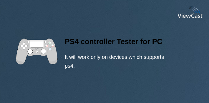 Download PS4 controller Tester for PC / Windows / Computer