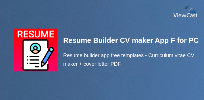 Download Resume Builder CV maker App Free CV templates 2019 for PC ...