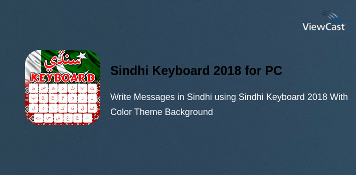 Download Sindhi Keyboard 2018 for PC / Windows / Computer