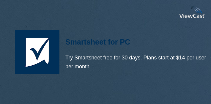 Download Smartsheet for PC / Windows / Computer
