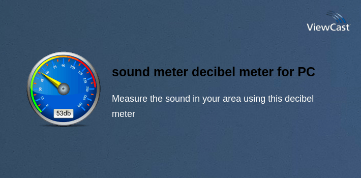 Download sound meter decibel meter for PC / Windows / Computer
