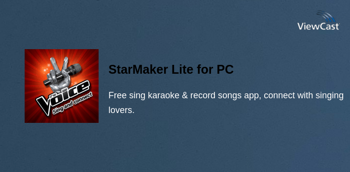 Download StarMaker Lite for PC / Windows / Computer