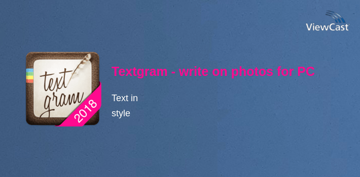 Download Textgram - write on photos for PC / Windows / Computer