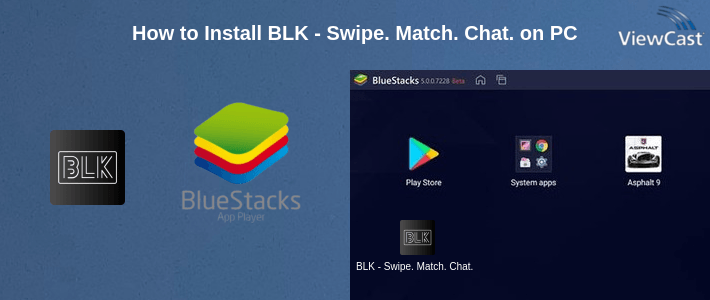Download BLK - Swipe. Match. Chat. for PC / Windows / Computer