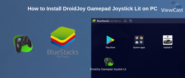 Download DroidJoy Gamepad Joystick Lite for PC / Windows / Computer