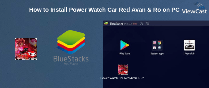 Download Power Watch Car Red Avan & Roy Battle for PC / Windows / Computer