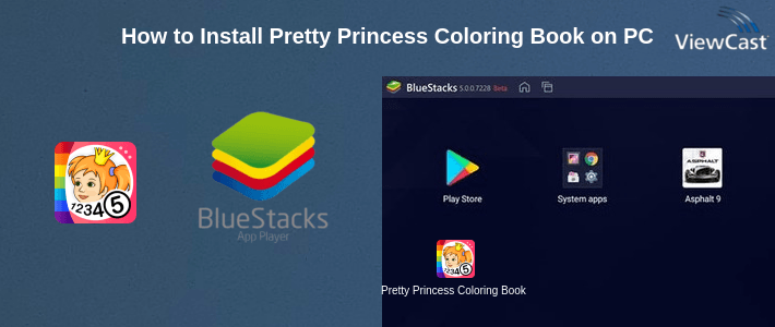 Download Pretty Princess Coloring Book for PC / Windows / Computer