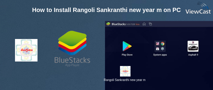 Download Rangoli Sankranthi new year muggulu for PC / Windows / Computer