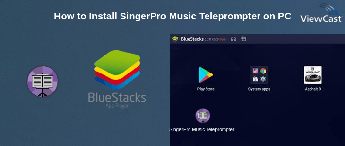 Download SingerPro Music Teleprompter for PC / Windows / Computer