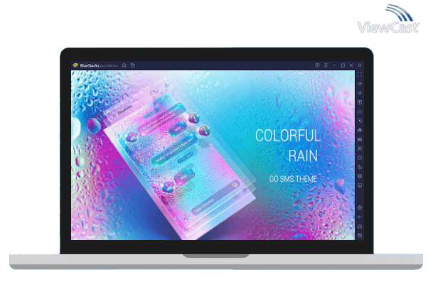 Download (FREE) GO SMS COLORFUL RAIN THEME for PC / Windows / Computer